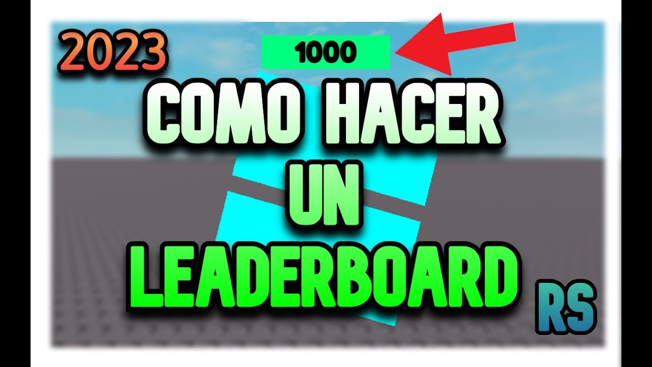 💲Como hacer un leaderboard Gui en Roblox Studio (2023)💲 - YouTube