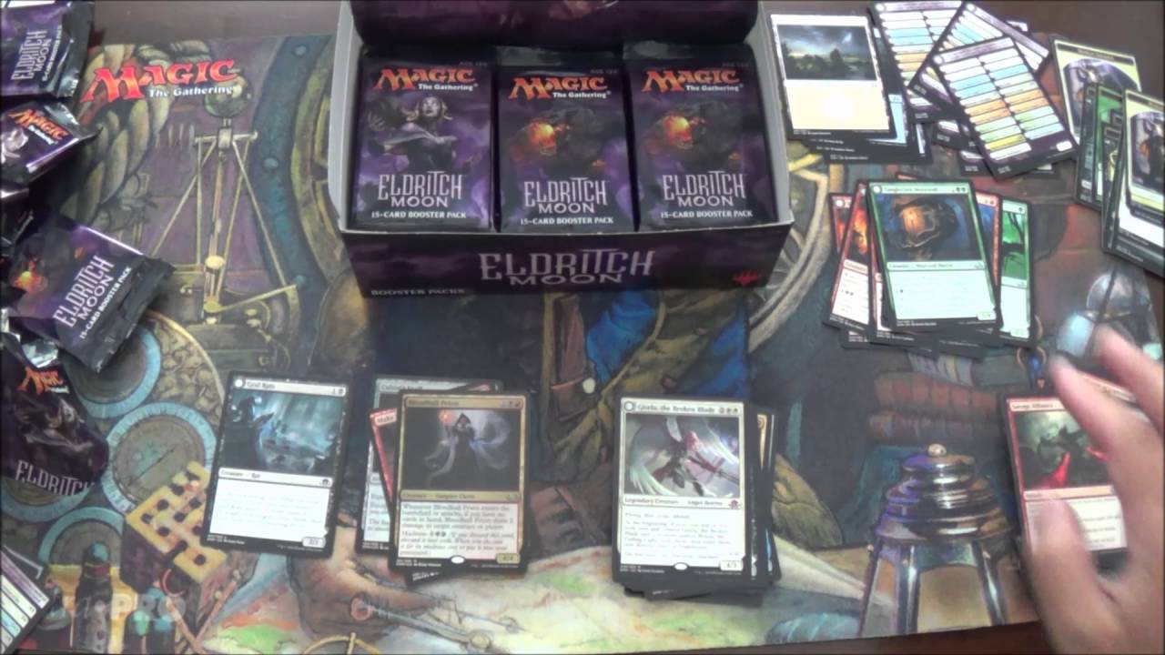 Opening a Booster Box of Eldritch Moon! - YouTube