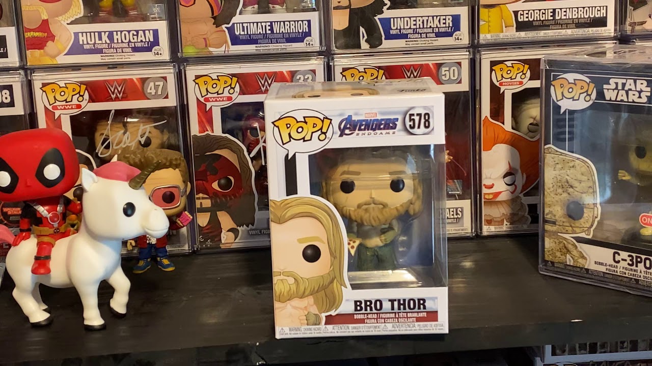 Fat bro Thor marvel endgame Funko pop out the box - YouTube