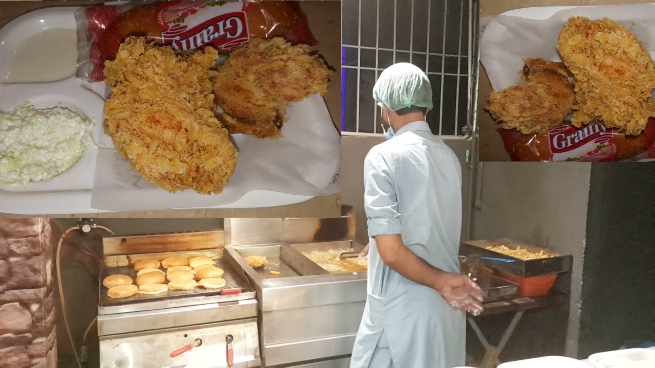 Restaurant Crispy Broast Recipe By Cooking With Kawish - YouTube