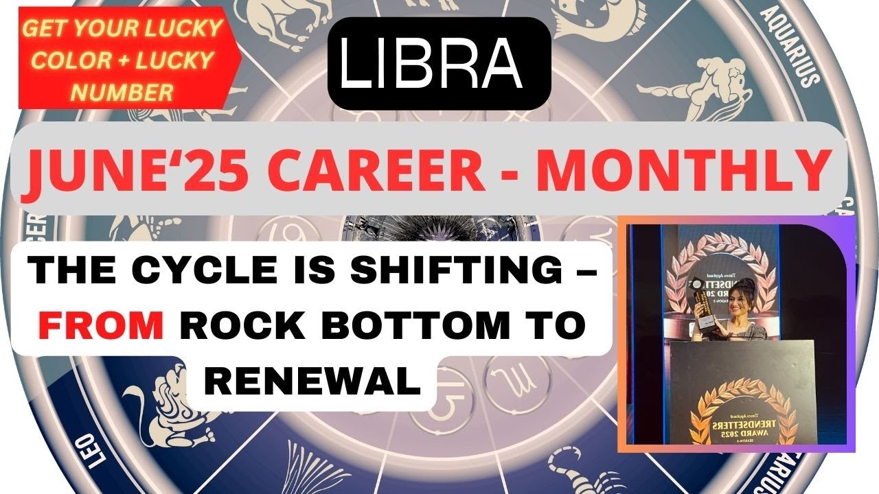 LIBRA ♎️ || JUNE'25 CAREER - LUCKY COLOR & LUCKY NUMBER || तुला राशिफल ...