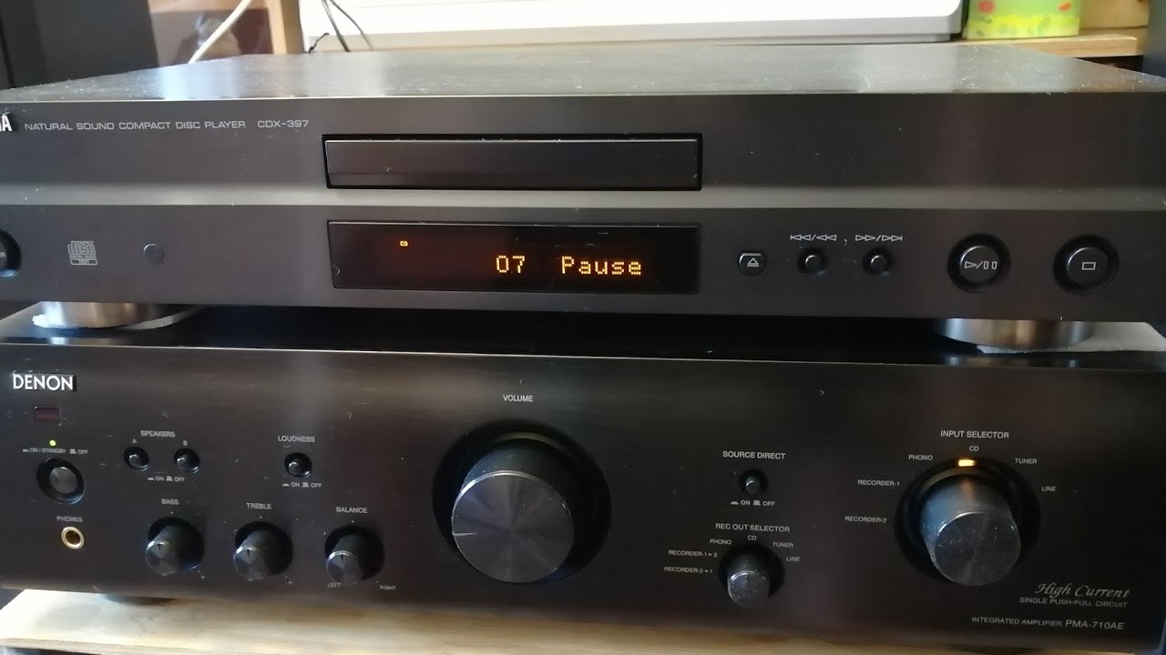 Denon PMA-710AE Видео работы перед отправкой покупателю. - YouTube