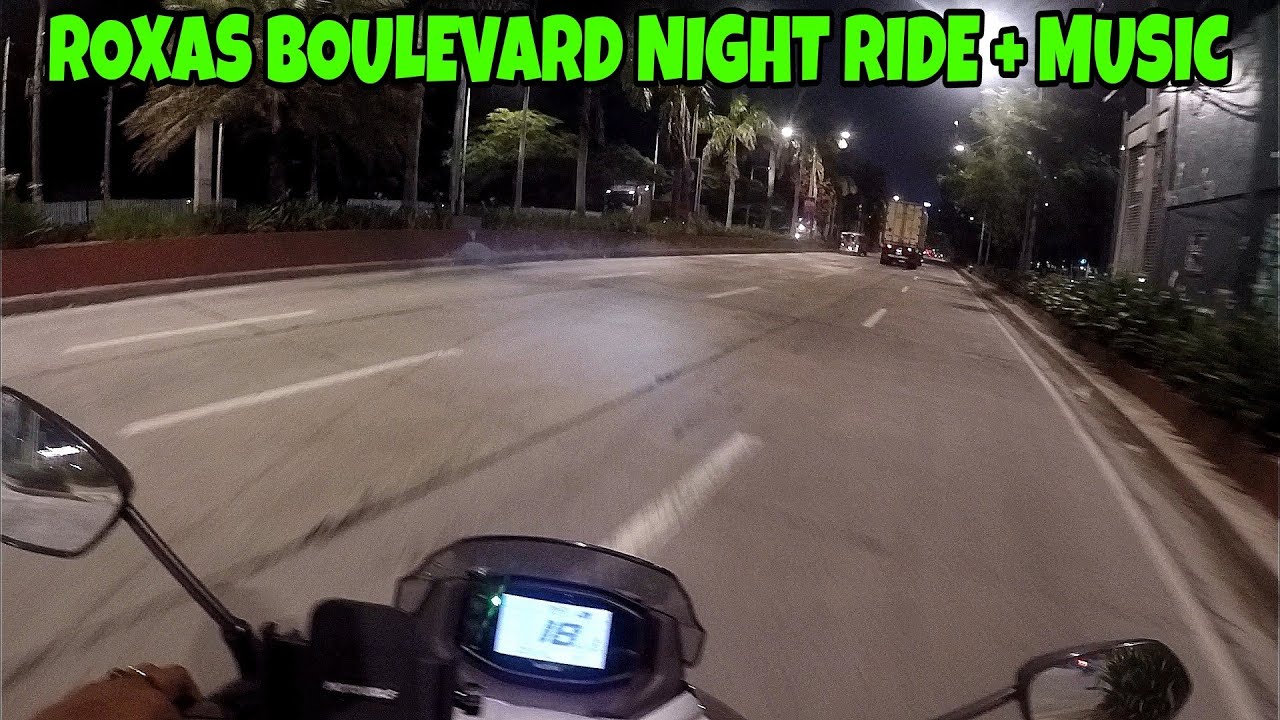 Roxas Boulevard Night Ride + Music - YouTube