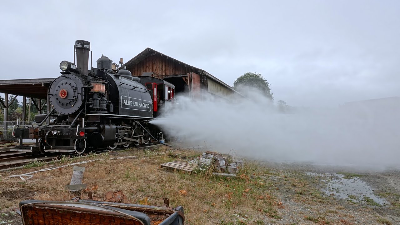 Alberni Pacific Railway: Ep.2 - Baldwin Locomotive Steamed Up - YouTube