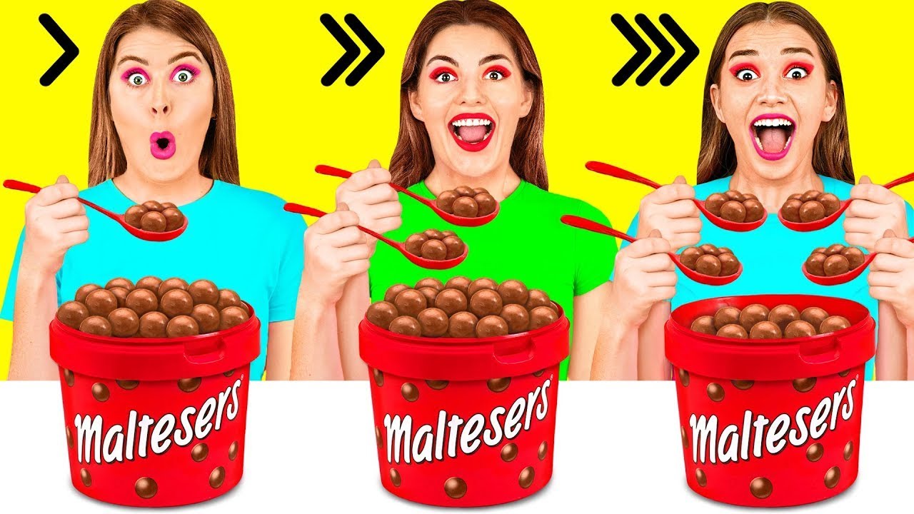 Fast Medium or Slow Food Challenge #1 BaRaDa Challenge - YouTube