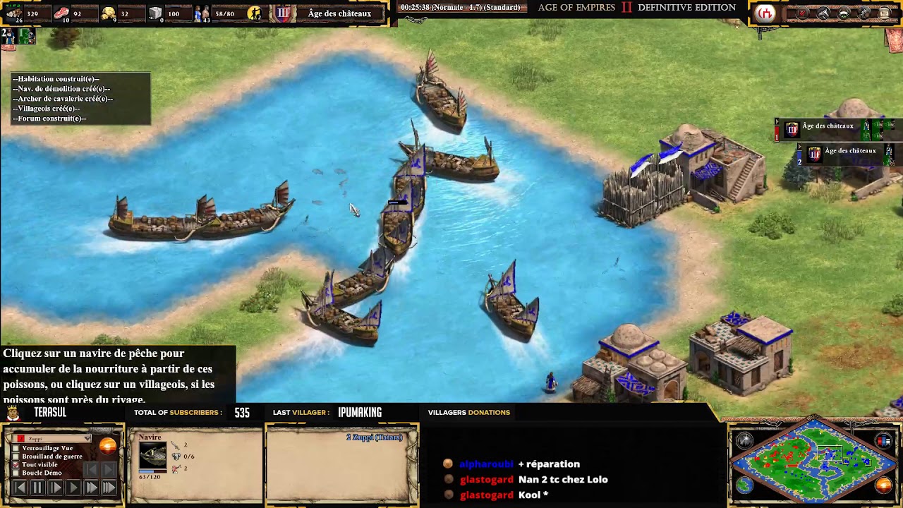 AoE 2: Définitive Edition - EXPERT PLAYERS ! COOL vs ZUPPI - MAP RIVERS ...