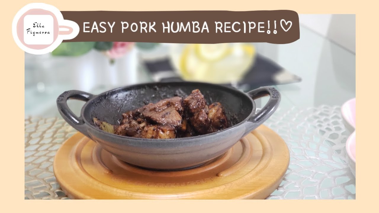 easy pork humba recipe, how to cook pork humba, easy humba recipe, a ...