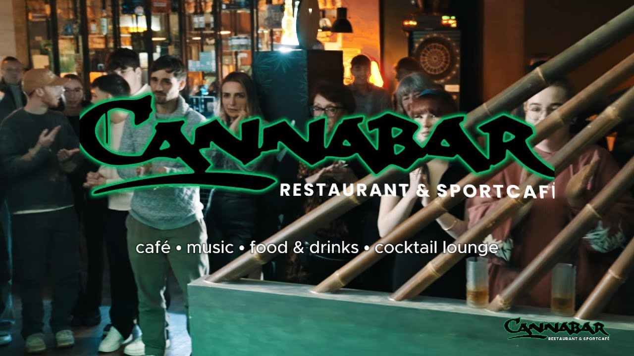 Cannabar Restaurant & Sportcafé Opening - YouTube