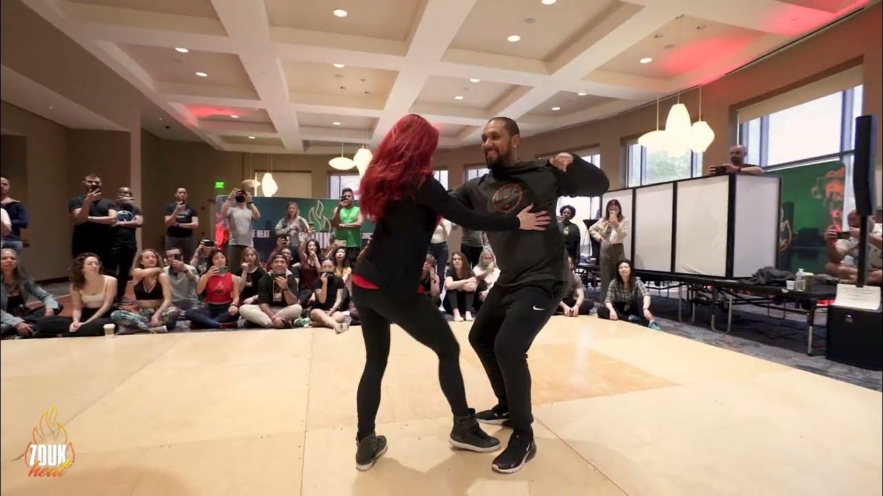 Brazilian Zouk Dance | One arm lead by Kadu Pires and Larissa Thayane | Zouk Heat 2023 - YouTube