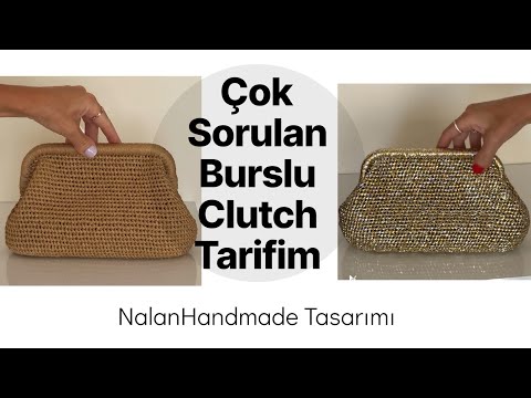 Yarım Balık Sırtı Örgü Tekniği ile Gizli Burslu Çanta/Adım Adım Anlatım /NalanHandmade
