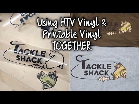 DIY: Making Small Business Shirts using BOTH HTV Vinyl and Printable ...