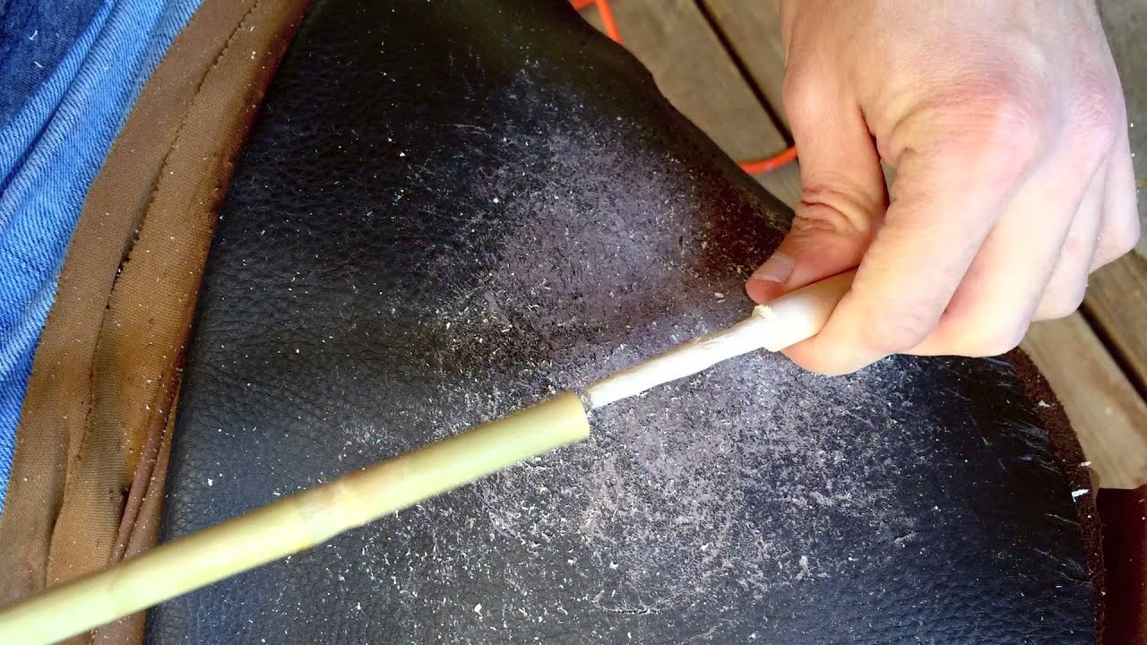 Bone Tip River Cane Arrow - YouTube