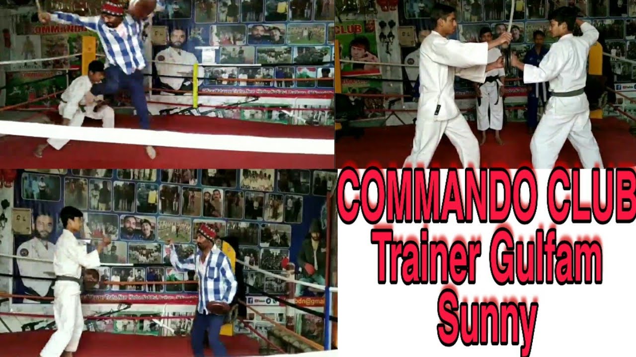 Commando Club तलवार फाईट & New style Gulfam Sunny(part 13(#Commandoclub ...