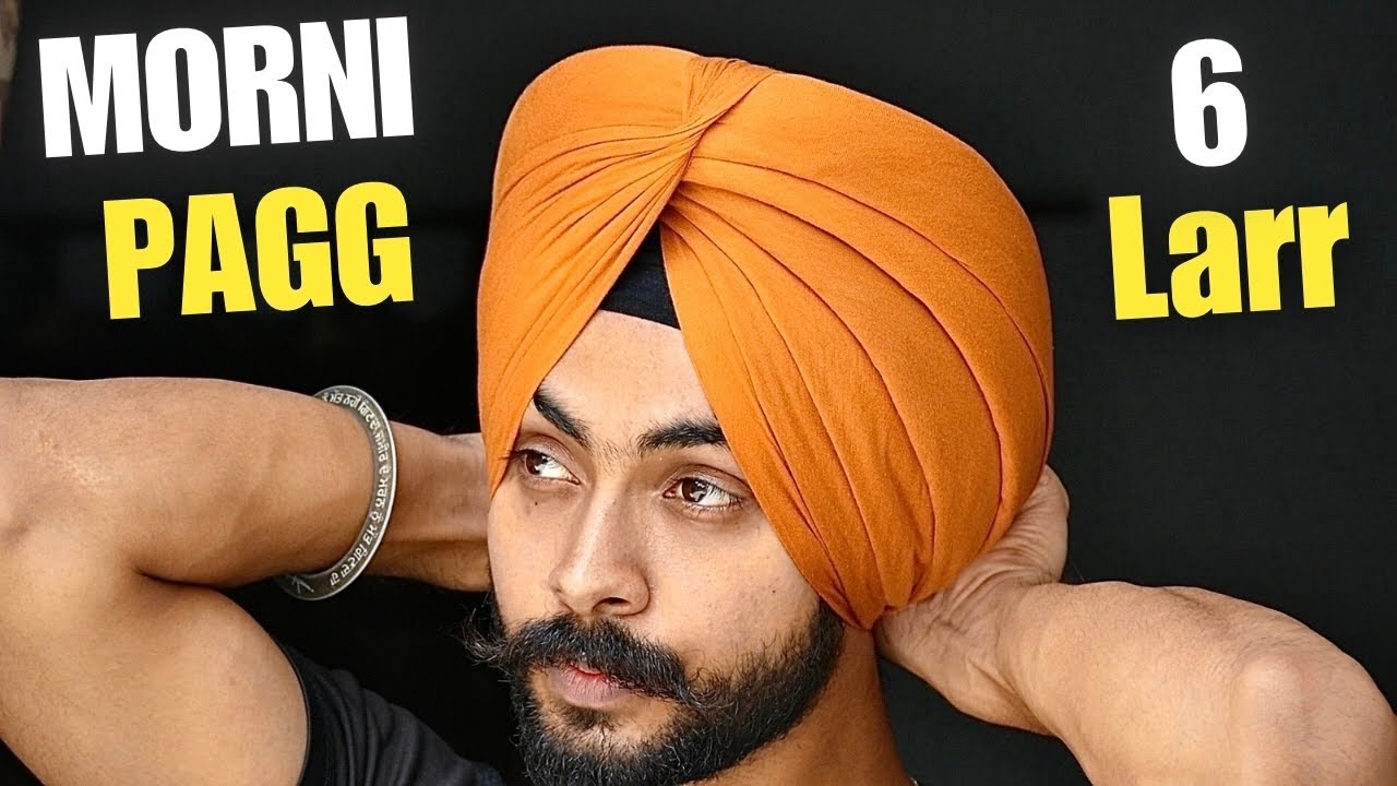 Morni Pagg 6 Larh | Pochvi Pagg | Easiest Way to tie Morni Dastar - YouTube