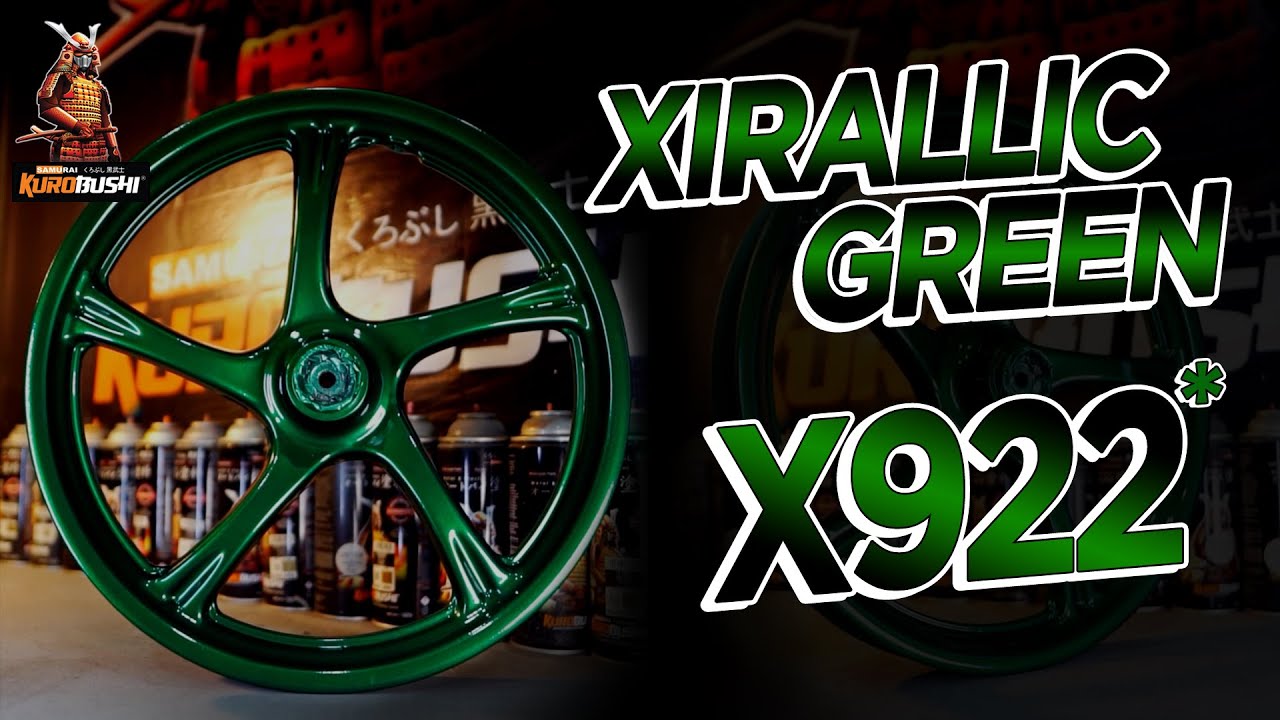 Tutorial Warna Terbaru Xirallic Green X922* | Samurai Paint - YouTube