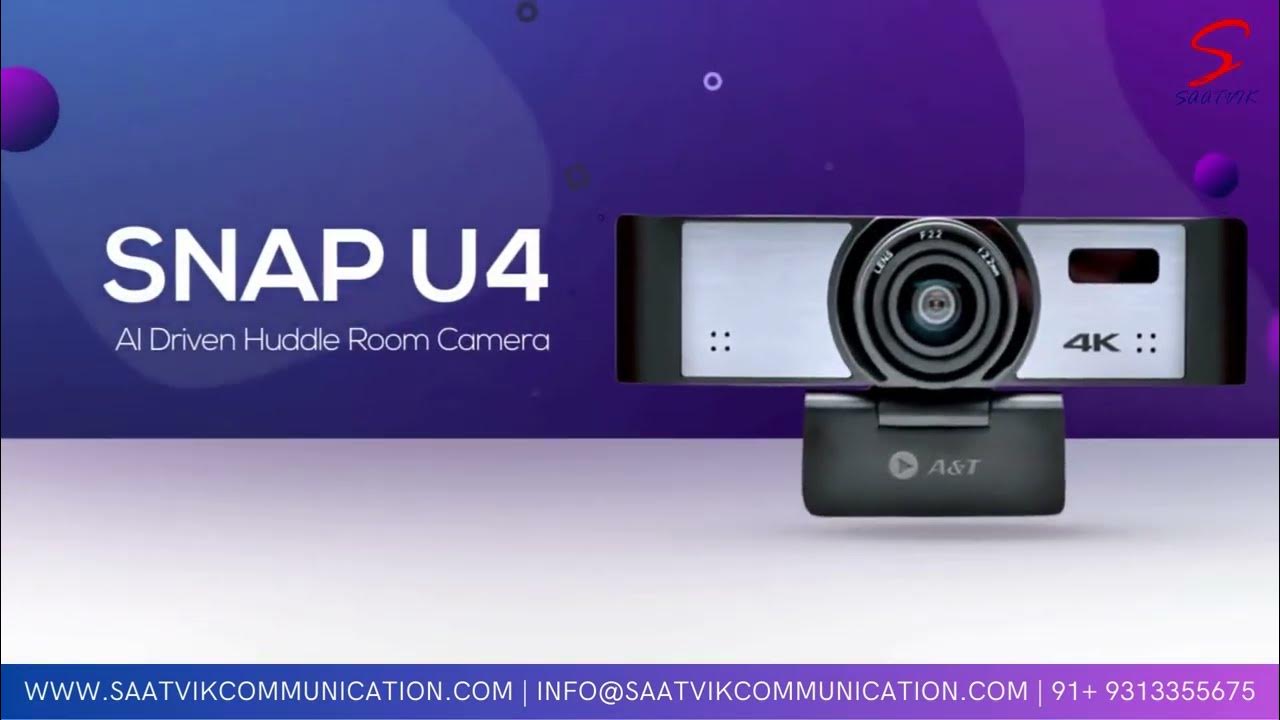 Best Webcams for Video Conferencing in 2024: A&T SNAP U1, U2, U3 & U4 | Saatvik Communication ...