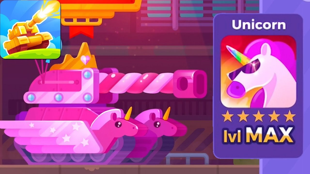 Tank Stars - Gameplay Walkthrough part 66 - Tank Pinky & Unicorn Weapon ...
