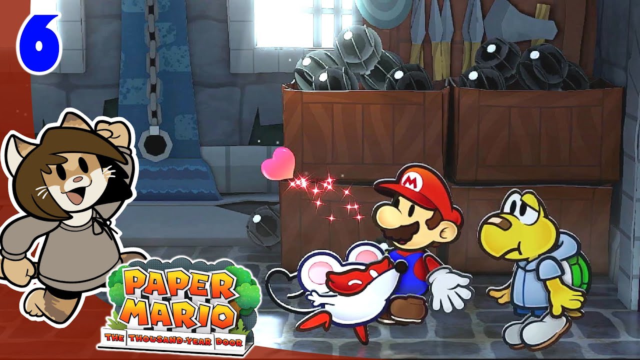 Climbing the Castle | Paper Mario: The Thousand Year Door Part 6 - YouTube