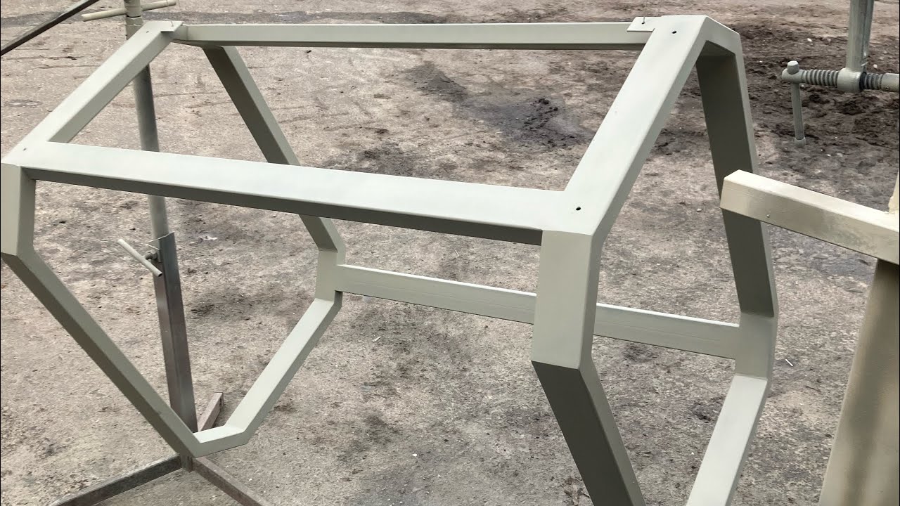 How to make an inexpensive loft table 1 - YouTube