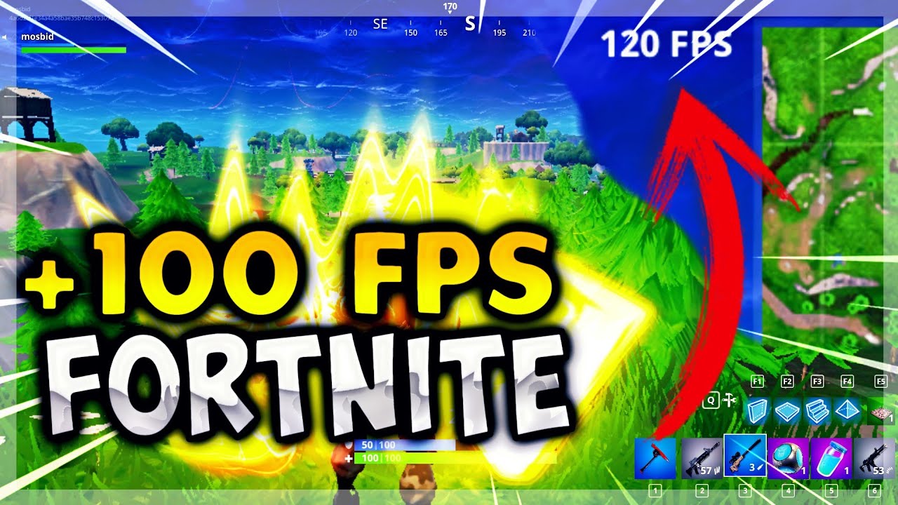 COMO TENER MAS DE 100 FPS EN FORTNITE 2018 - YouTube