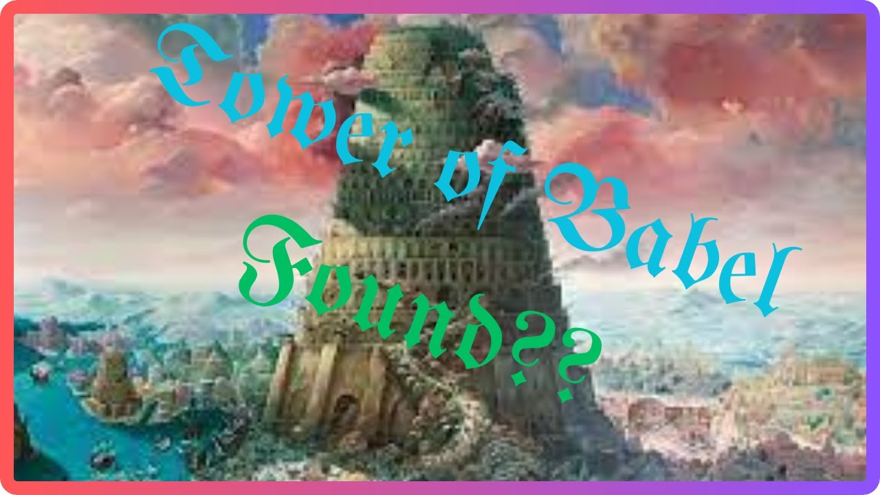 The Tower of Babel found. Part 4 (final episode of the video series by ...