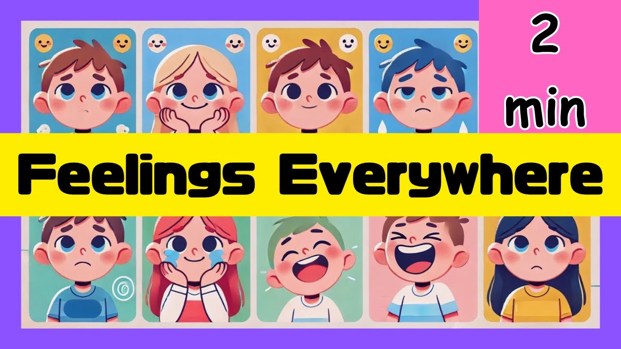 Feelings for Kids | Learn Emotions with Fun Animation 子供向けの感情 | 楽しいアニメで ...
