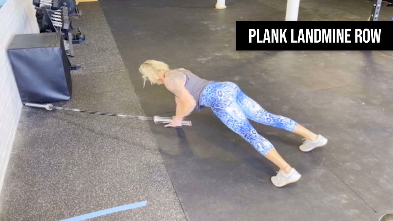 TTSL Daily Movement | How To Do A Plank Landmine Row - YouTube