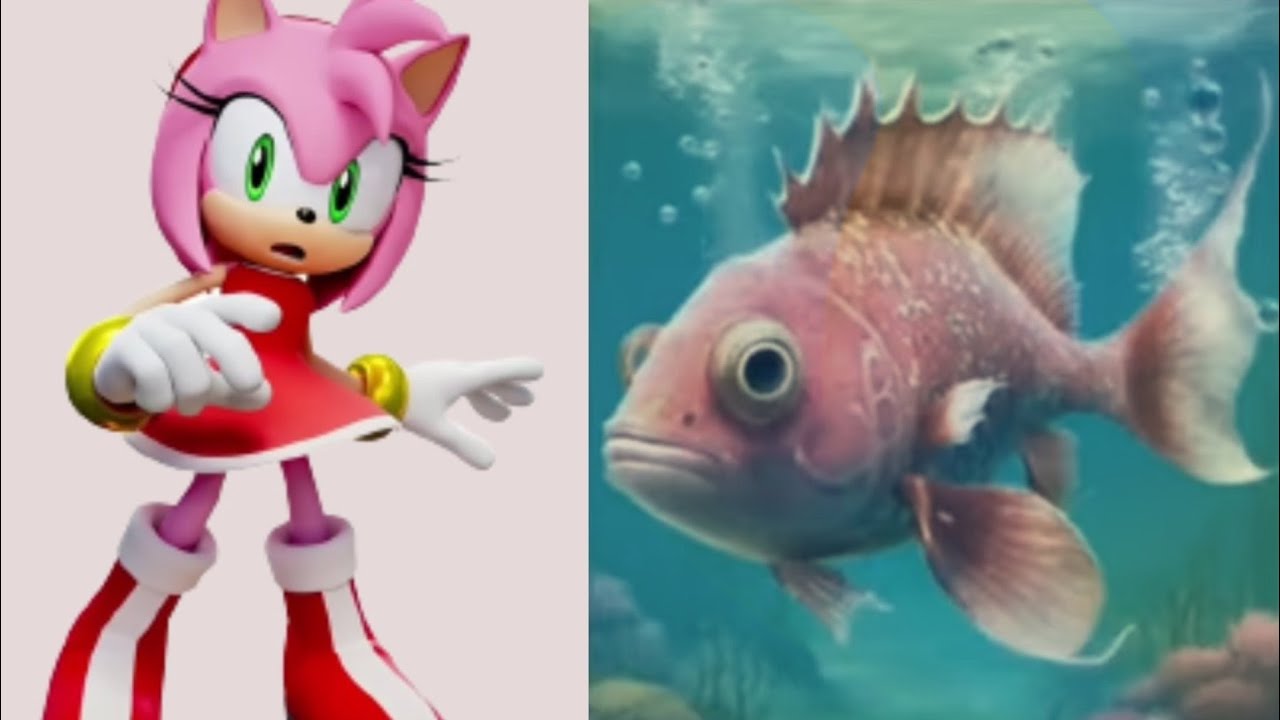 SONIC the hedgehog all characters as FISH 2023 ! Sonic Characters as ...