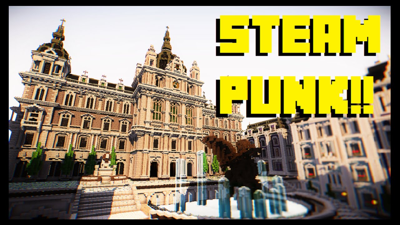 Huge Minecraft Steampunk Server! -SANACRAFT- Cinematic Showcase Video - YouTube