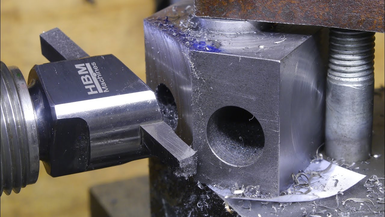I finally do some fly cutting. Making a lathe tool holder part 2 - YouTube