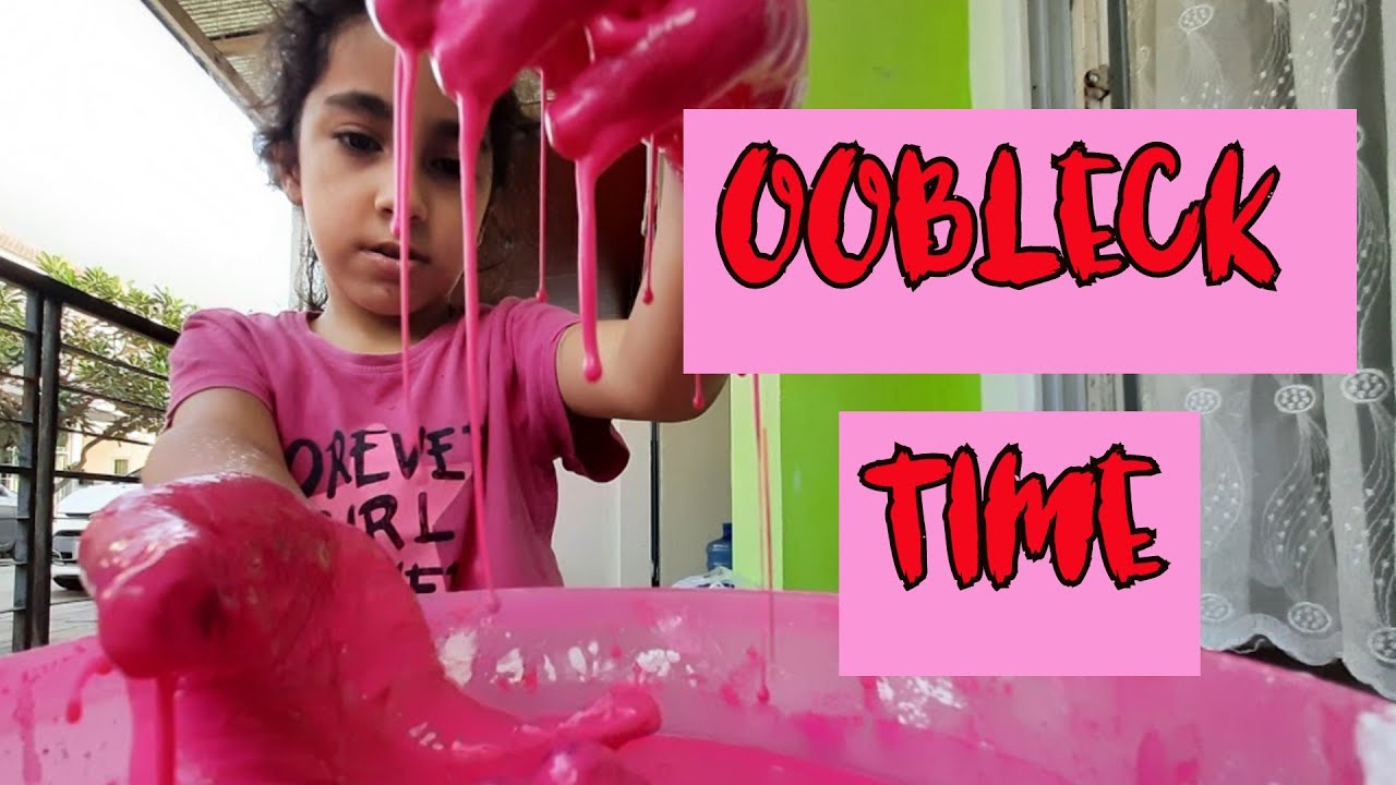 Making Pink Oobleck: A Fun Science Experiment with Dad - YouTube