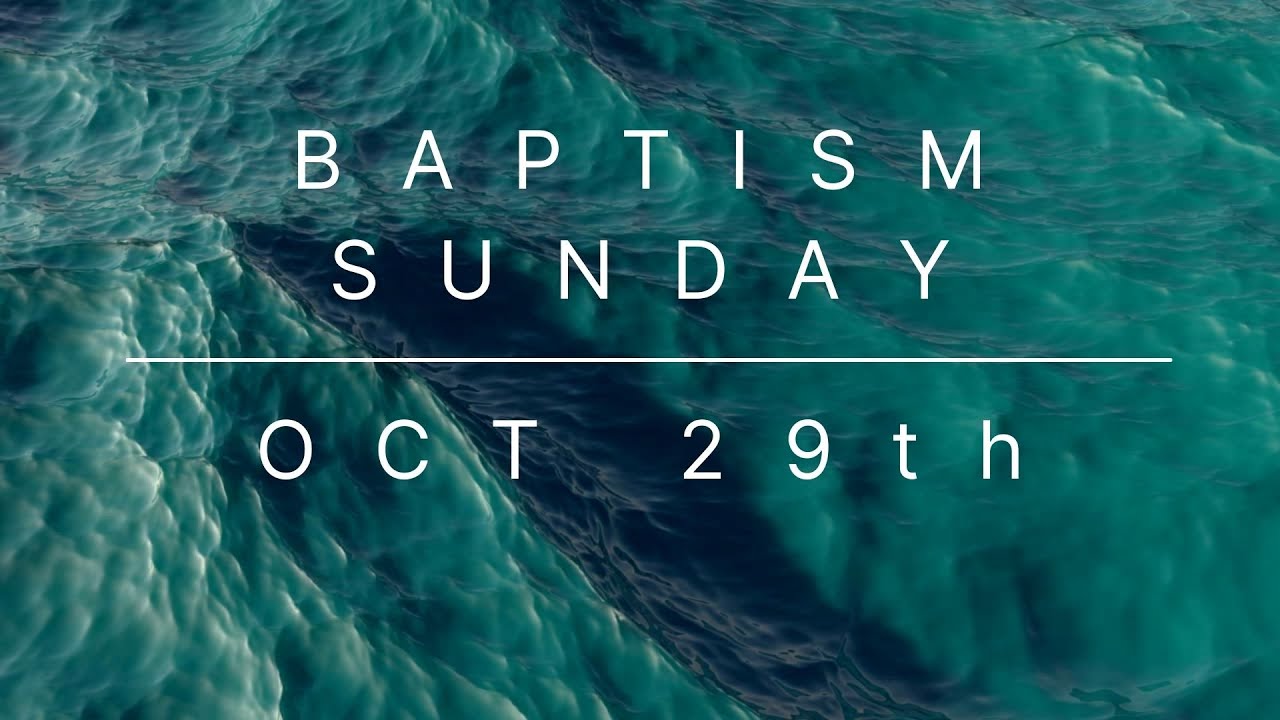 10-29-23 Baptism Fowler Christian Church - YouTube
