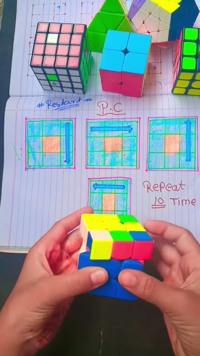 how to solve 3 by 3 Rubik's cube with algorithm new trick 😱😱 #youtube # ...