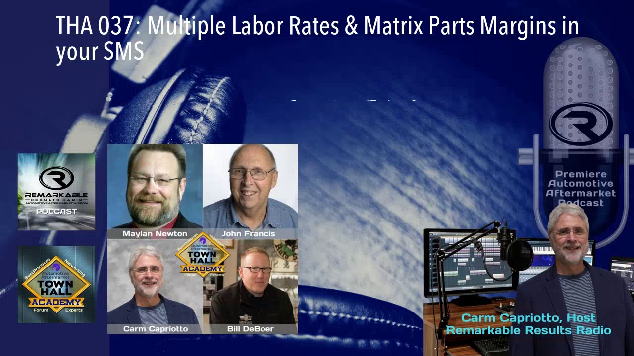 THA 037: Multiple Labor Rates & Matrix Parts Margins in your SMS - YouTube
