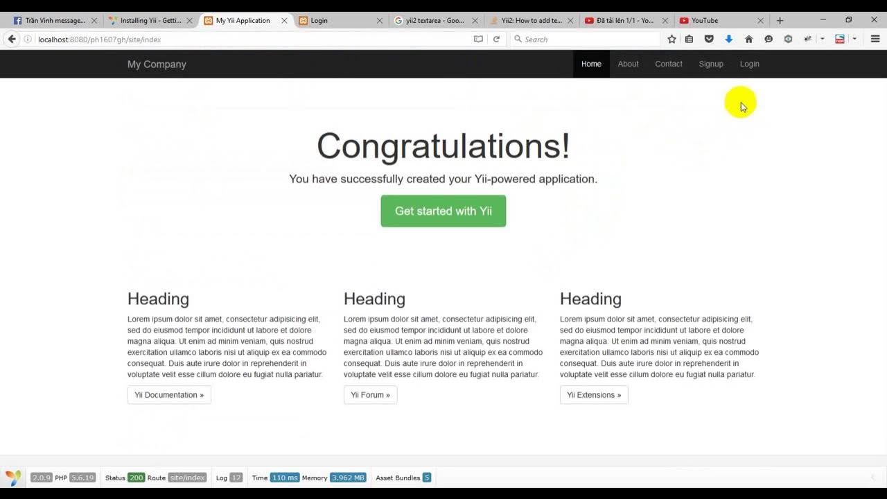 [Yii2 Framework] Rewrite URL with htaccess (url friendly) - YouTube