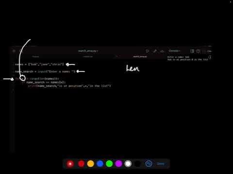Search array in python GCSE Computer Science - YouTube