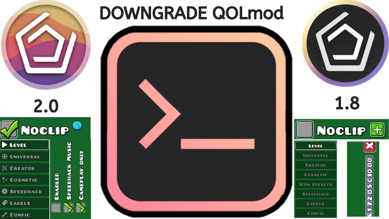 How to downgrade QOLmod back to 1.8 (windows) - YouTube