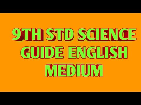 9th std science guide english medium 2020-2021 #science - YouTube