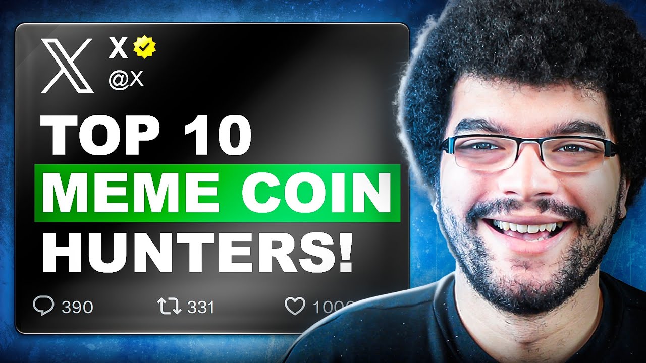 TOP 10 X Accounts To Follow For MEME COIN Alpha! - YouTube