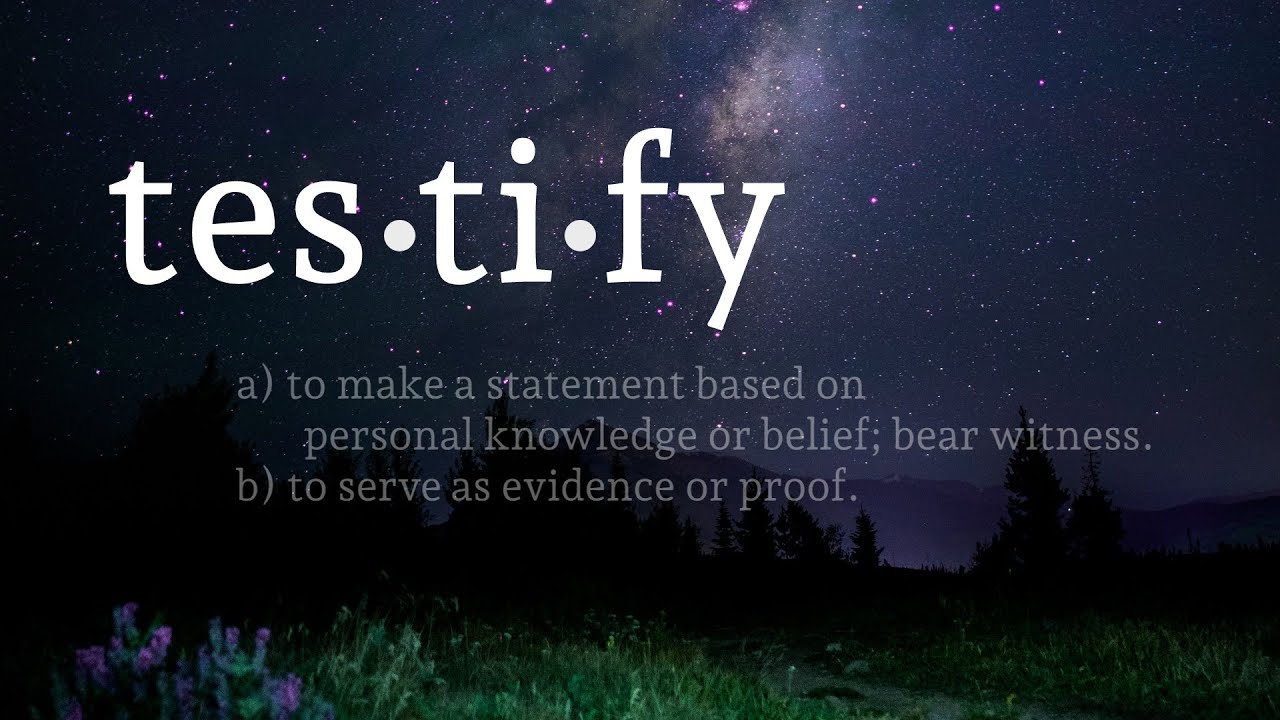 Testify: Part 7 - YouTube