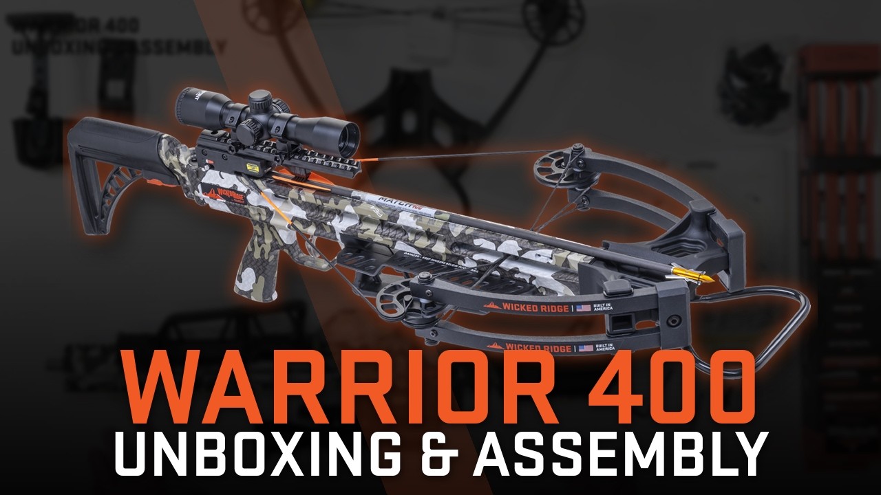 Wicked Ridge Warrior 400 Crossbow Unboxing and Assembly | TenPoint ...