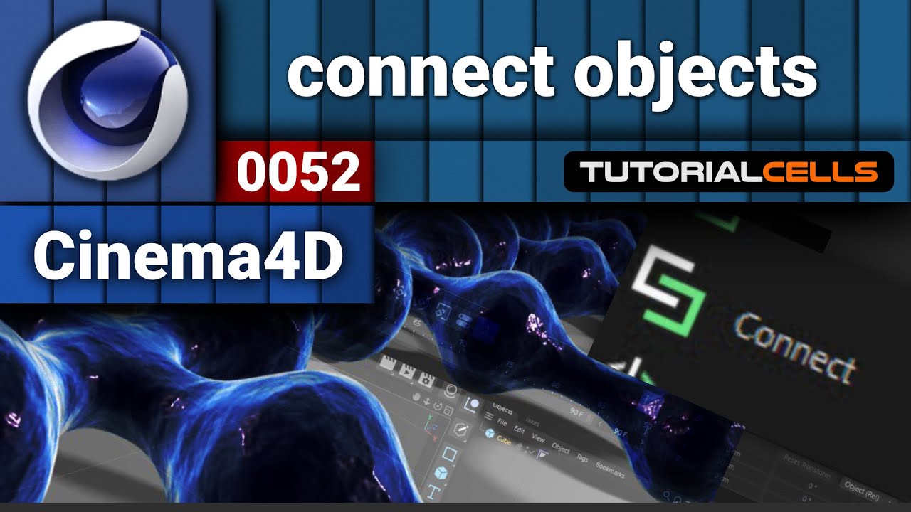 0052. connect objects in cinema 4d - YouTube