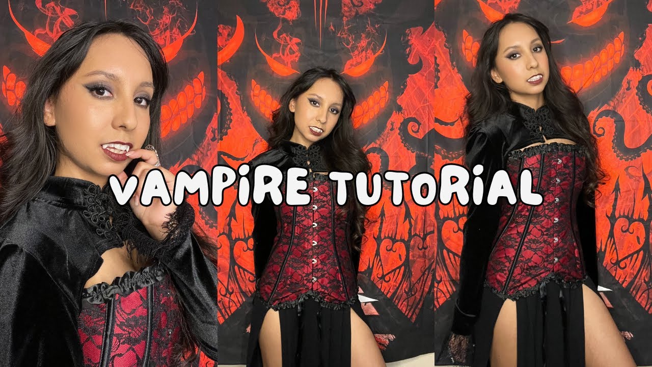 Vampire Makeup and Outfit Tutorial (Updated Version) - YouTube