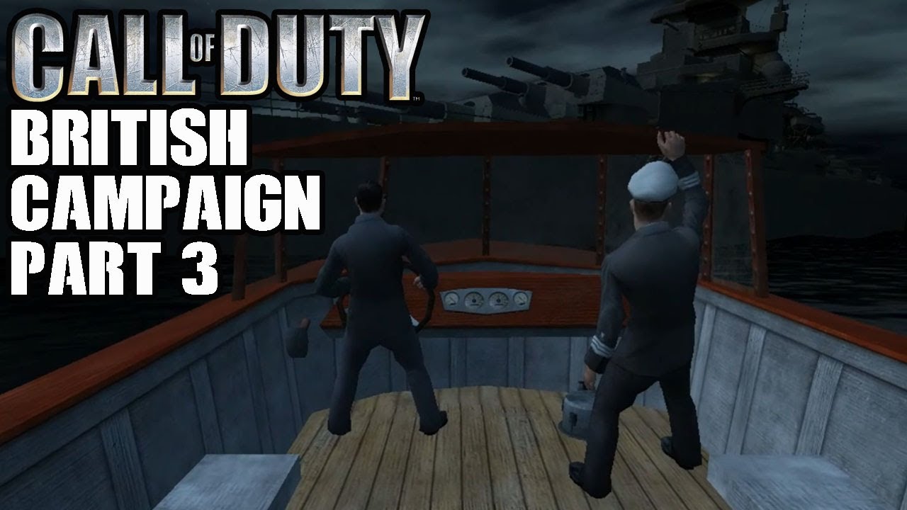 Call of Duty 1 British Campaign Part 3 - Full Gameplay Walkthrought ...