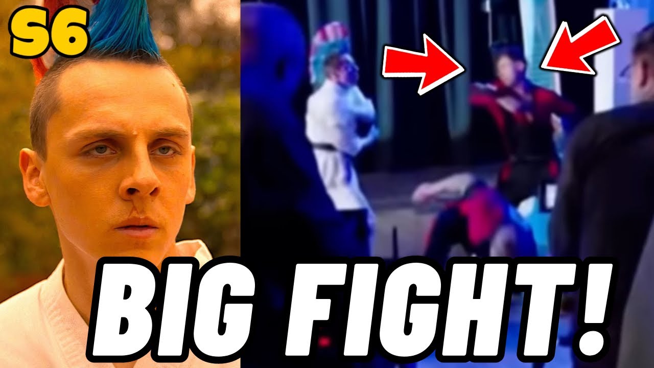 Hawk BIG FIGHT Cobra Kai Season 6 Part 2 - YouTube