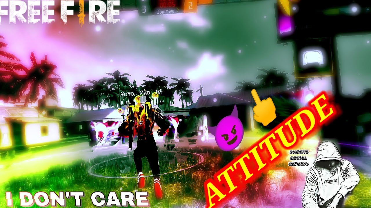 Free fire Attitude status 😈 free fire black effect video 👍 vabby ...