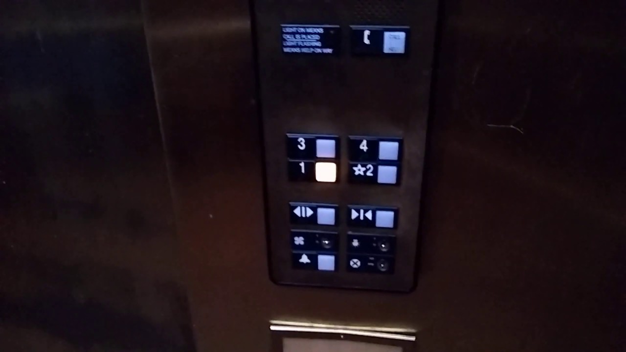 Machine Room!!! Otis Series 1 Hydraulic Main Elevators with Epic Motor ...