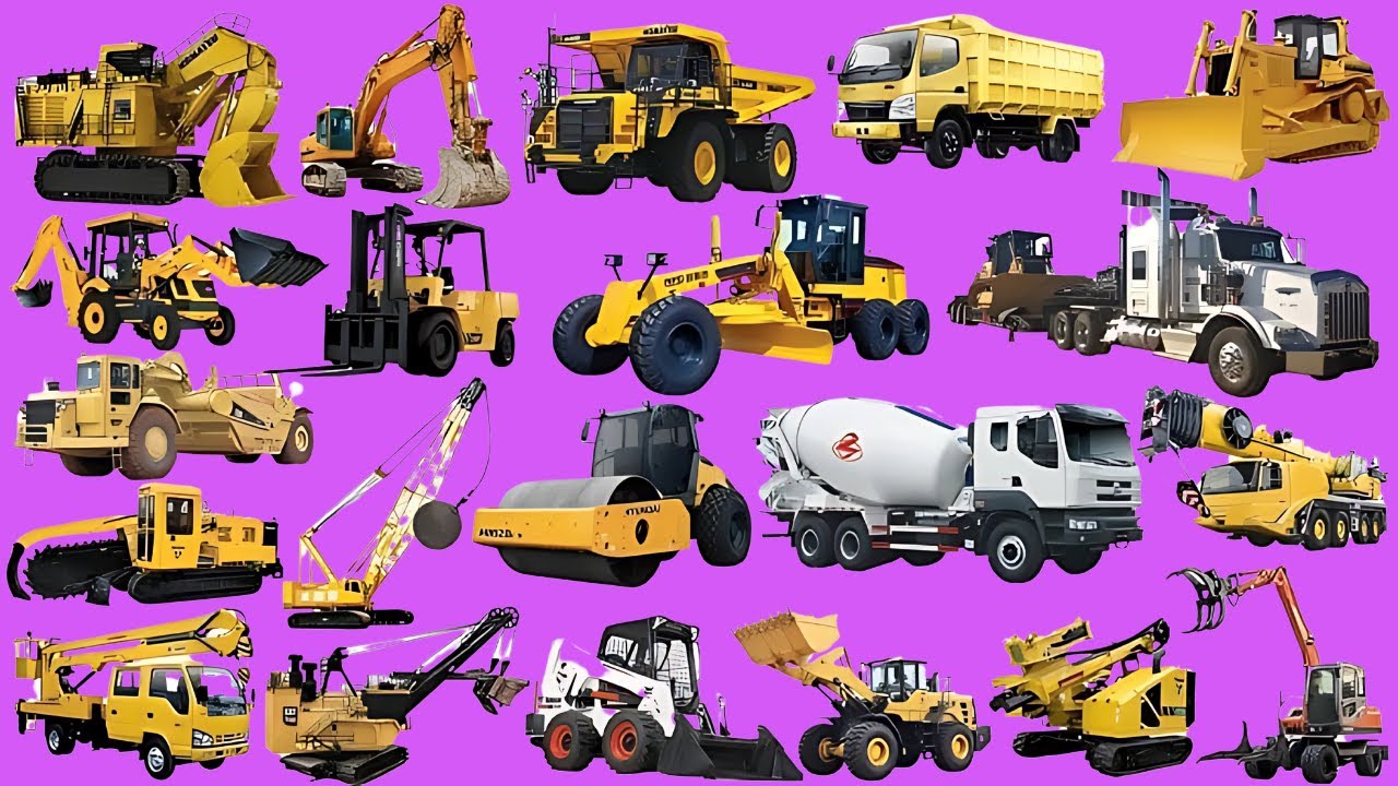 Construction Vehicles / Construction Vehicles Vocabulary: Names ...