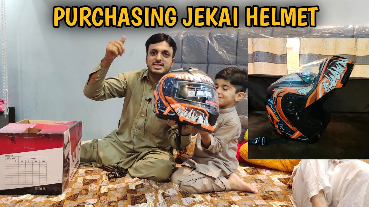 Purchasing Jekai Helmet Alhamdullillah - YouTube