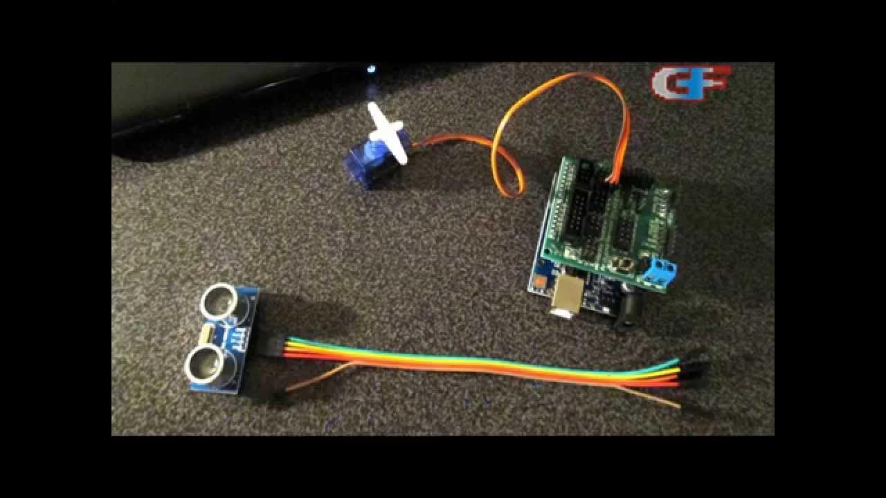 Smart Robot Car: Part 2 - Arduino Sensor Shield Test with Sonar and ...